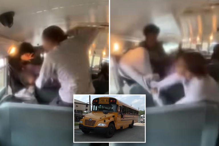 Indiana mom allegedly boards school bus and attacks 14-year-old student for allegedly bullying ...