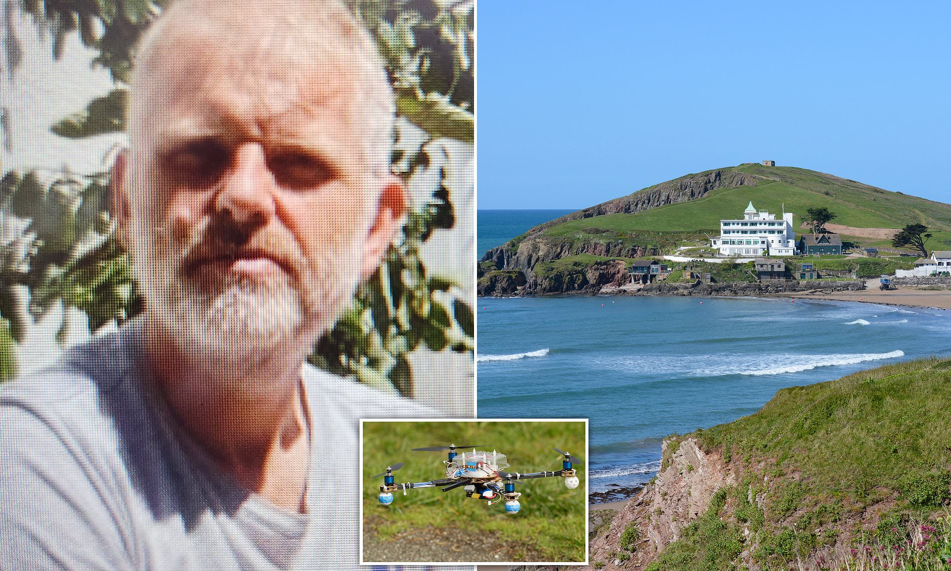 Drone enthusiast falls 250ft and dies while not concentrating