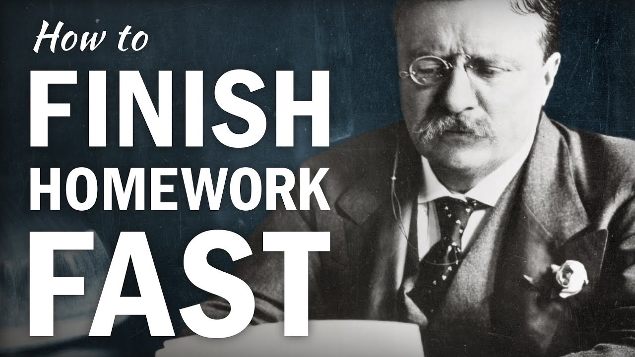 How to Finish Homework Quickly and Effectively