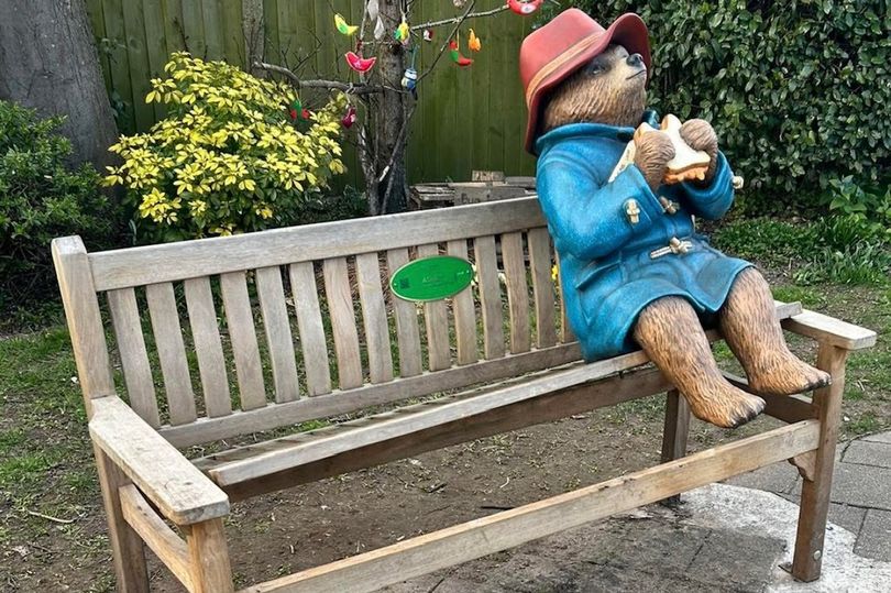 Paddington Bear bench smashed by vandals