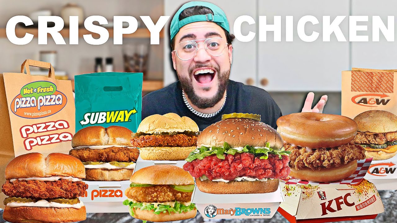 The Best Fast Food Crispy Chicken Sandwich from UNUSUAL Fast Food ...