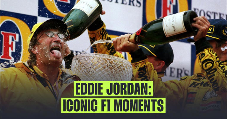 Eddie Jordan: 10 iconic highlights of an F1 legend