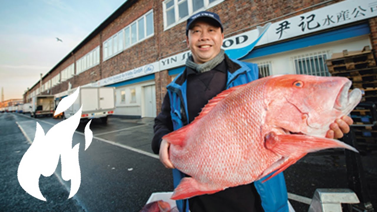 Exploring an Amazing German Fish Market – ASMR Style! 🔥🎣