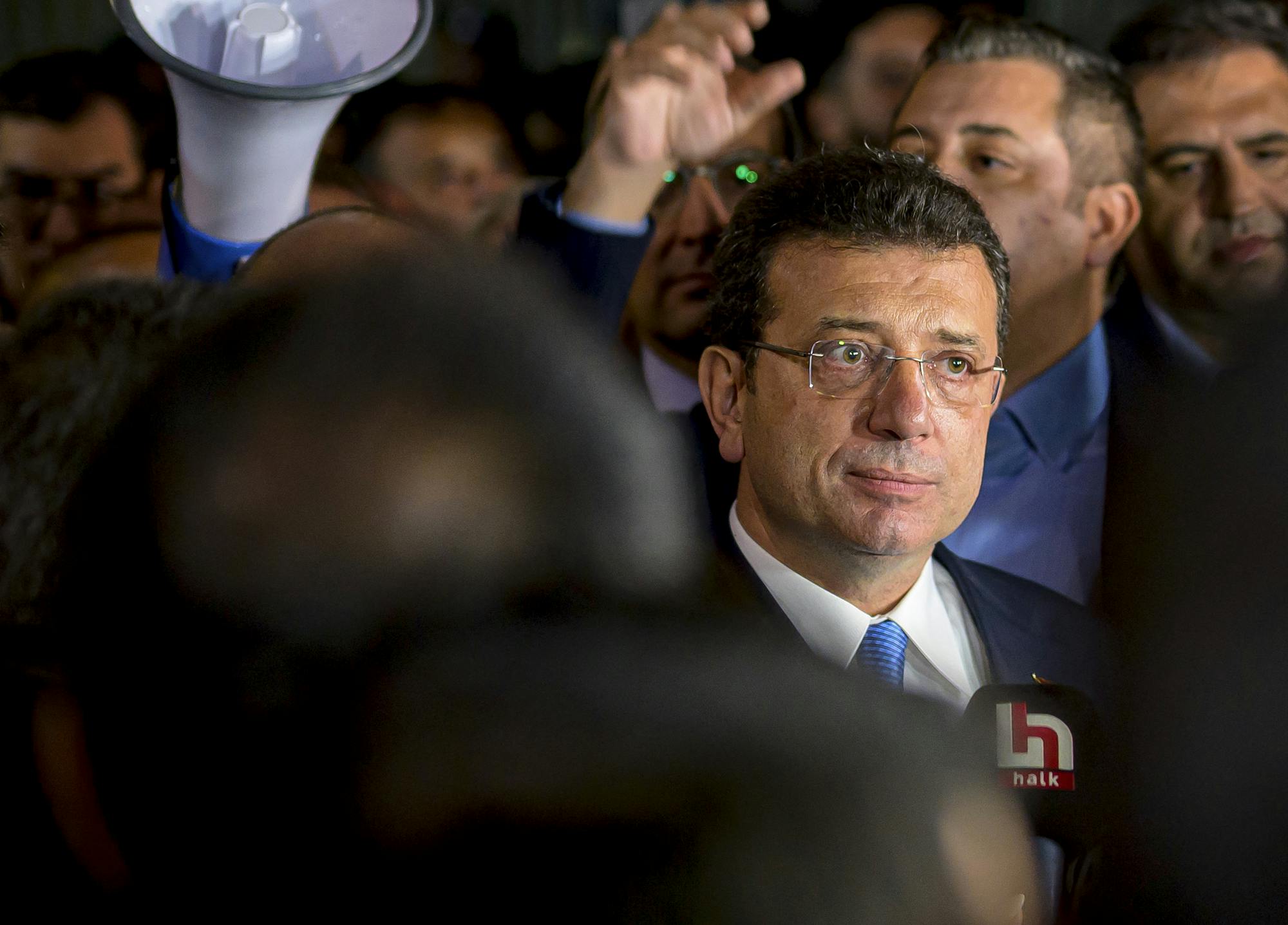 Arrested and stripped of degree: Twin moves to bar Istanbul mayor from ...