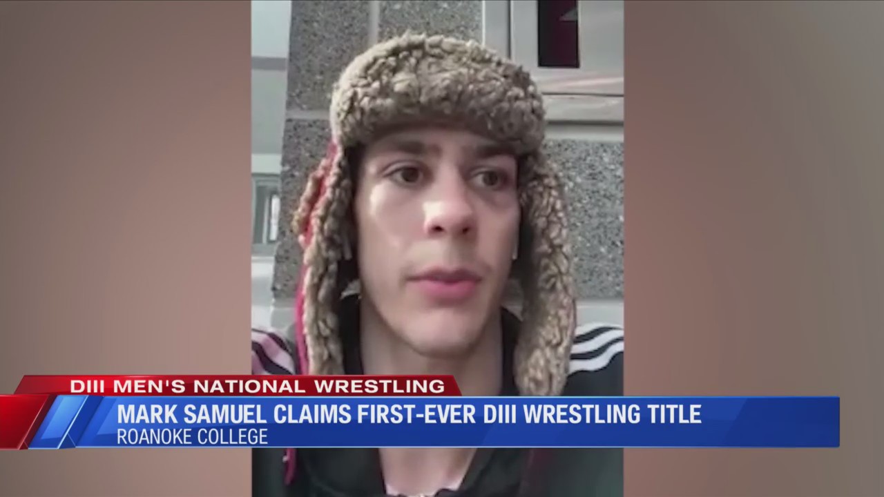 Roanoke College wrestler Mark Samuel makes history