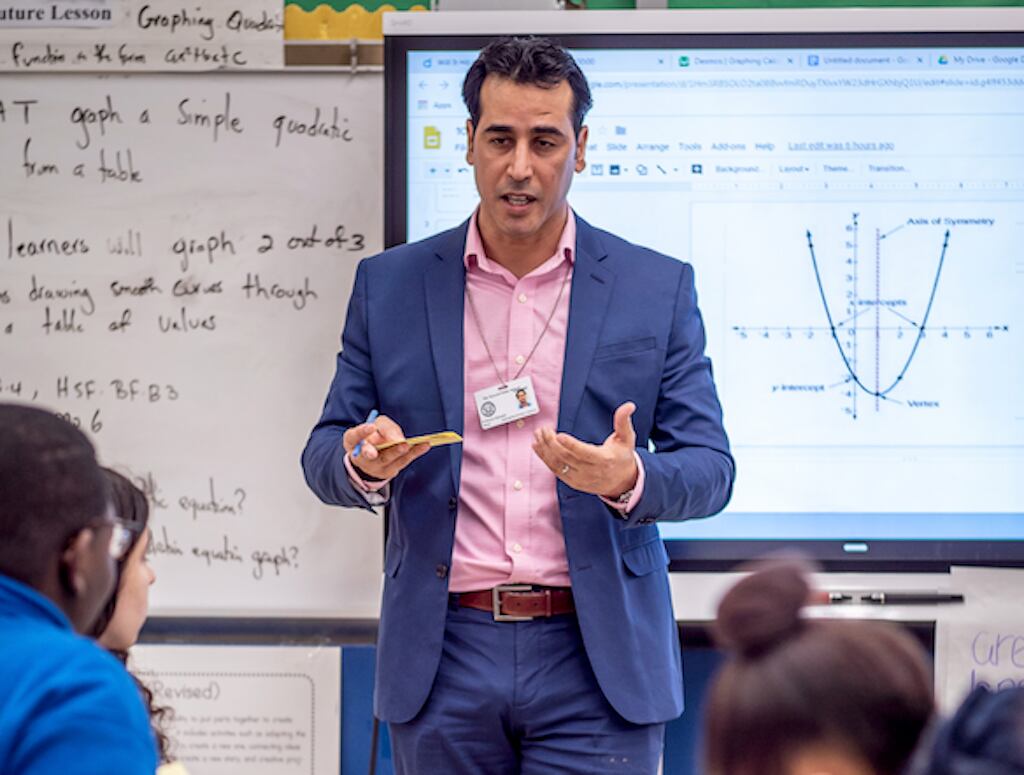 This Newark teacher helps his students apply the ‘universal language ...