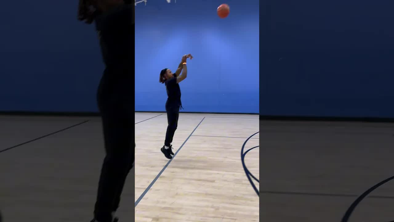 Left-Handed Basketball Shooting Challenge