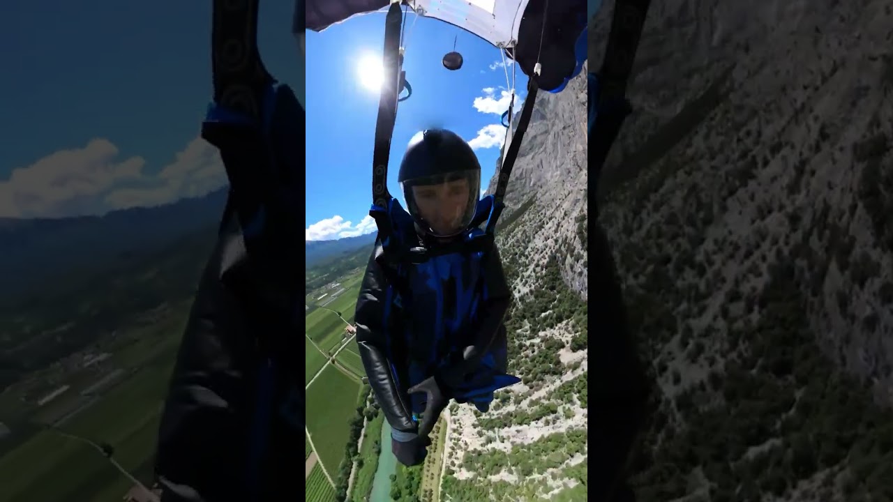 Base jump in italy