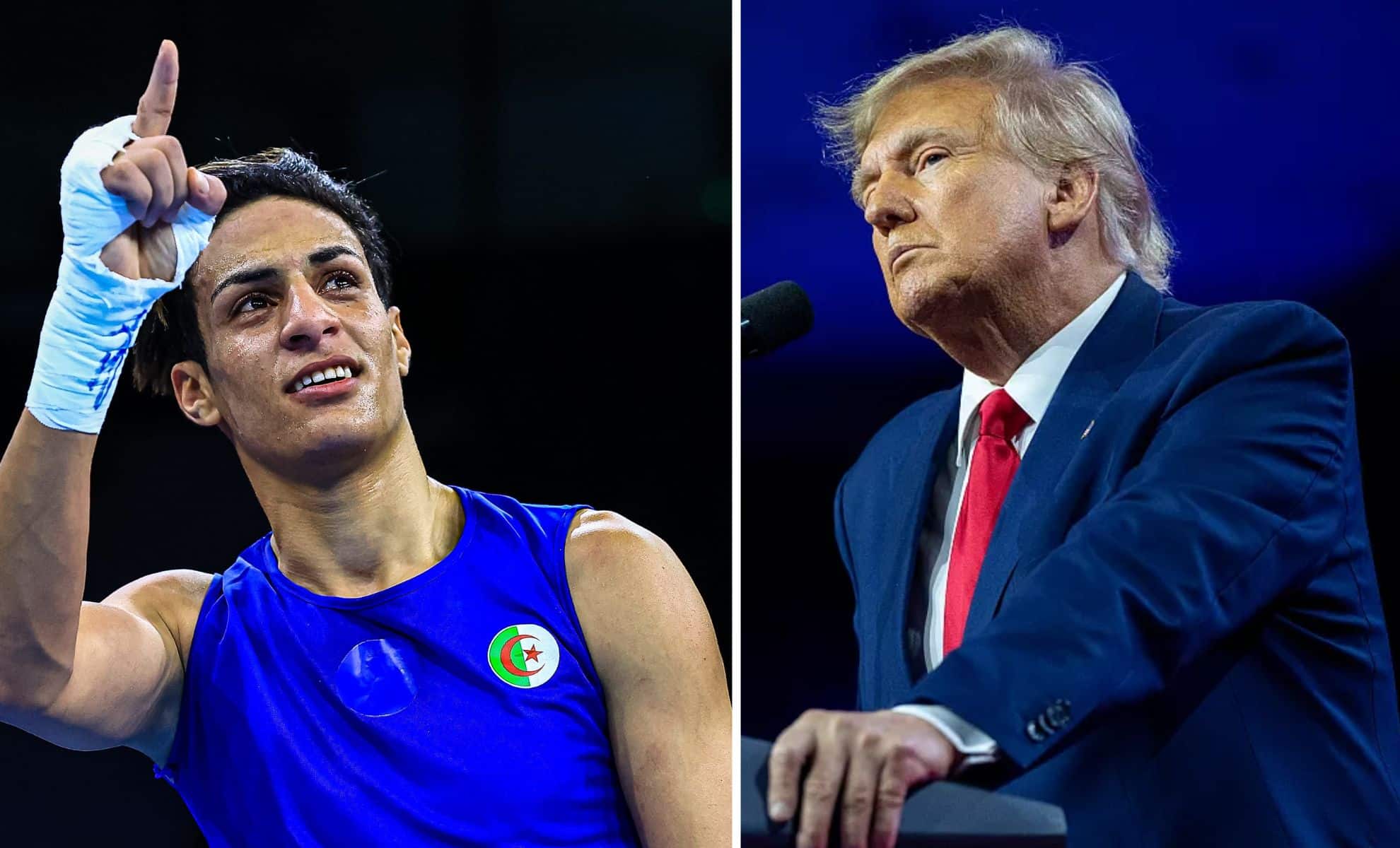 La boxeuse algérienne Imane Khelif défie Donald Trump