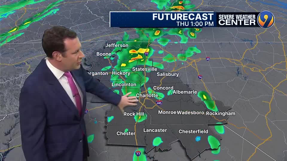 Thursday morning's forecast with Meteorologist Keith Monday