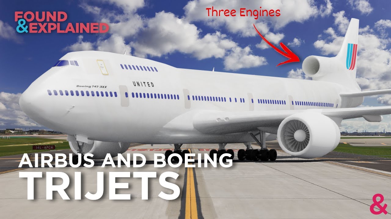 Boeing & Airbus Trijets! The 3 Engine Aircraft Like The 747 Trijet ...