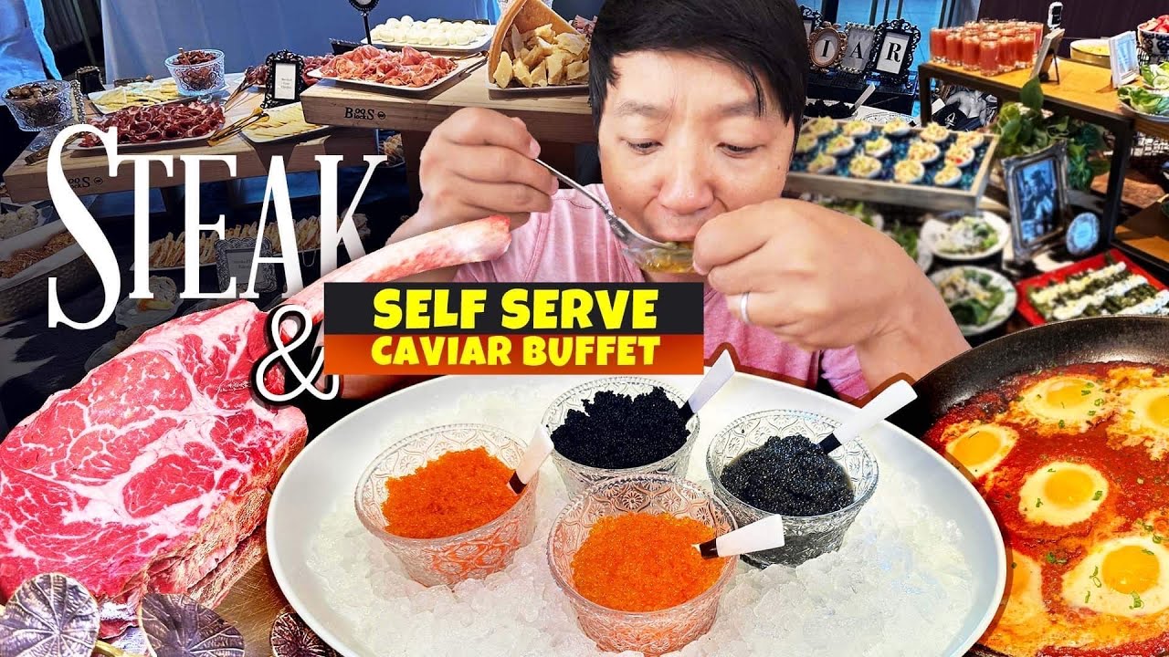 All You Can Eat HIDDEN GEM STEAKHOUSE BUFFET With “Self Serve” CAVIAR ...