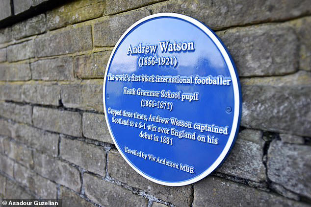 First black international footballer is honoured with blue plaque