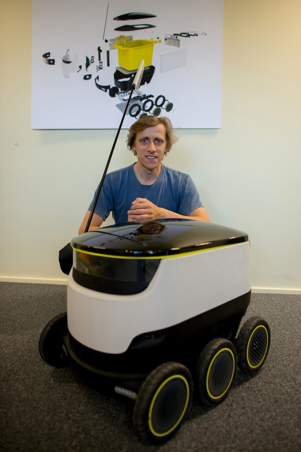 ‘I invented Skype, now my delivery robots will bring shopping to your door’