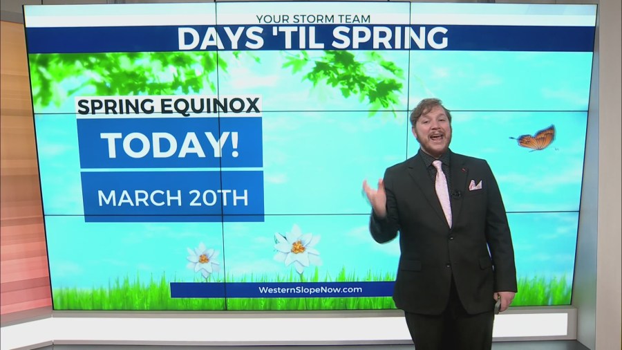 Spring begins today, expect clouds and a warming trend