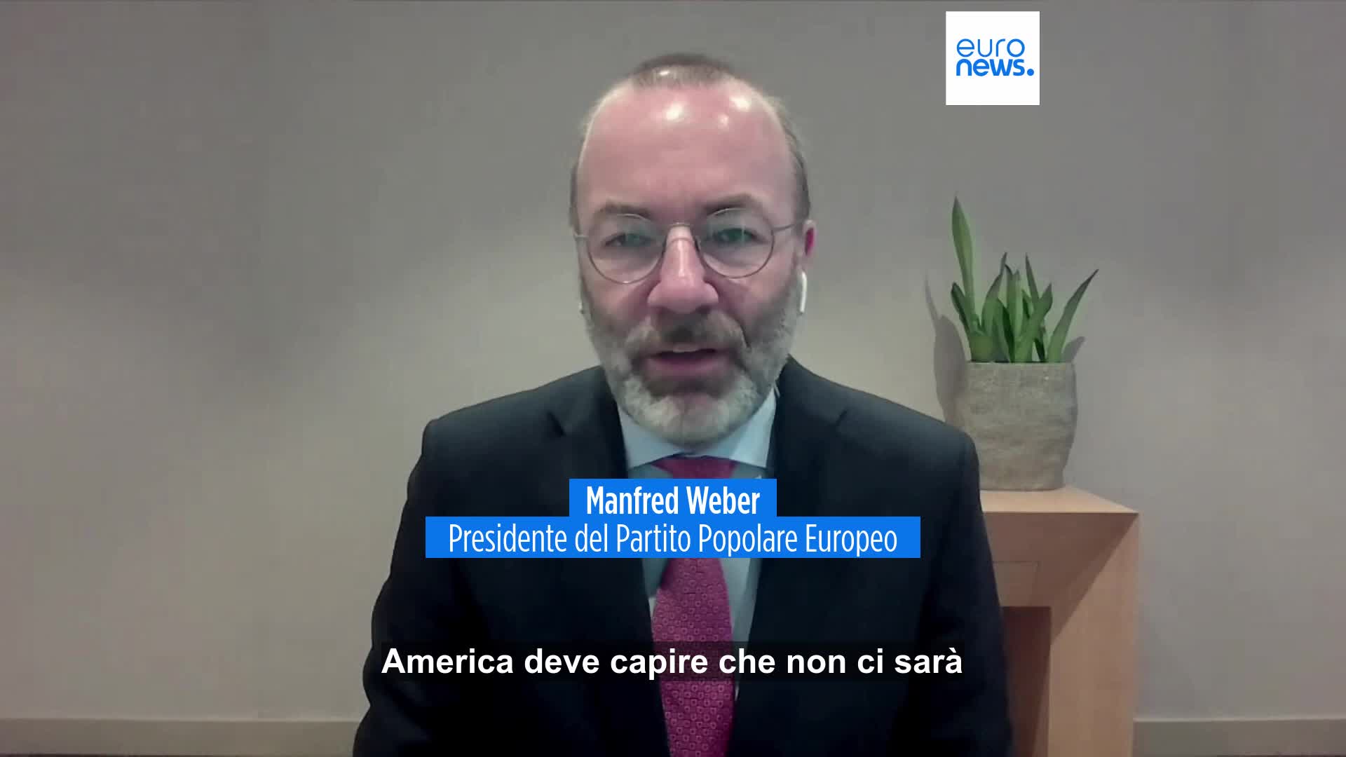 Weber a Euronews: Putin sta giocando e non ha interesse a fermare la guerra