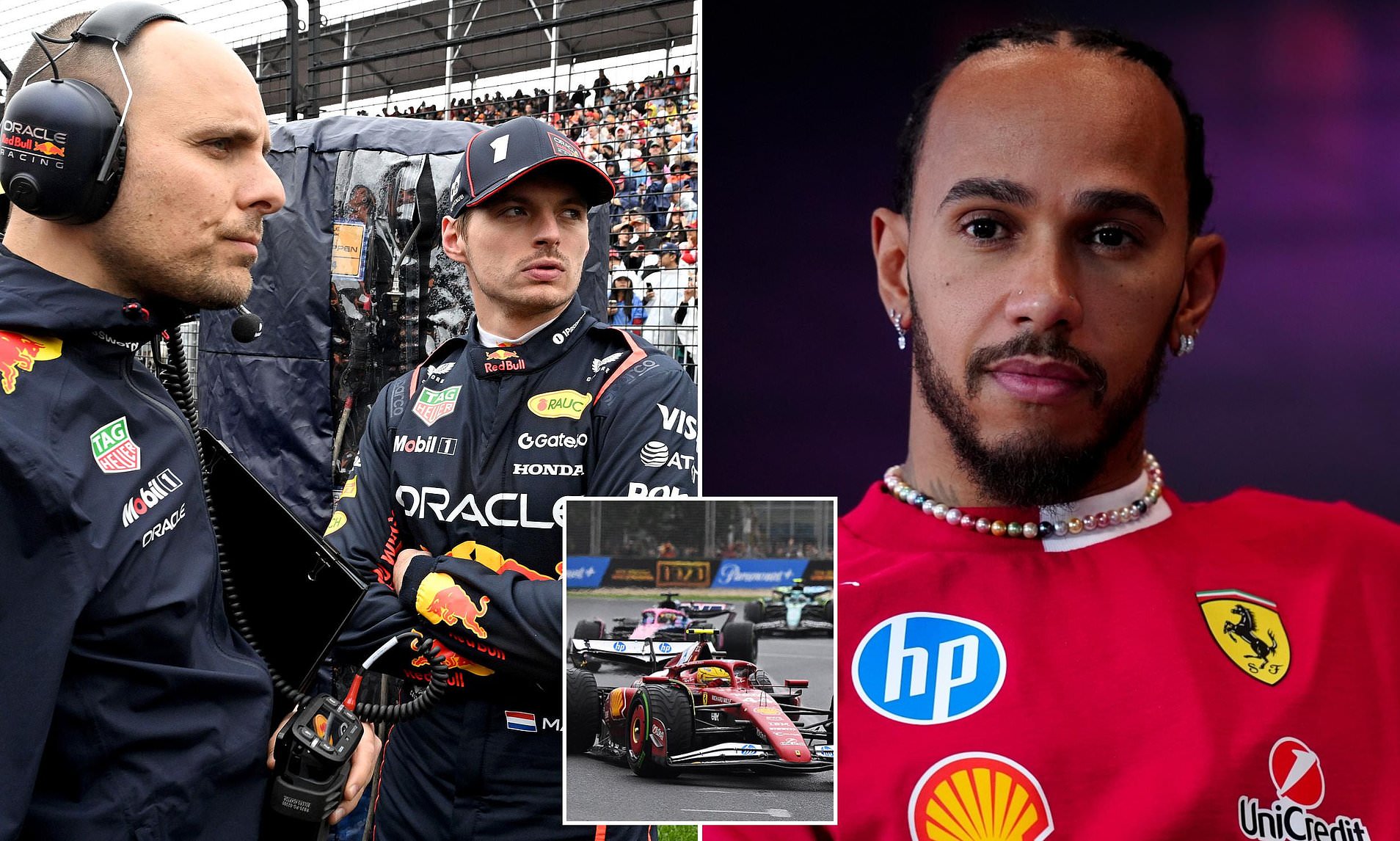 Lewis Hamilton aims pointed swipe at Max Verstappen as Ferrari star ...