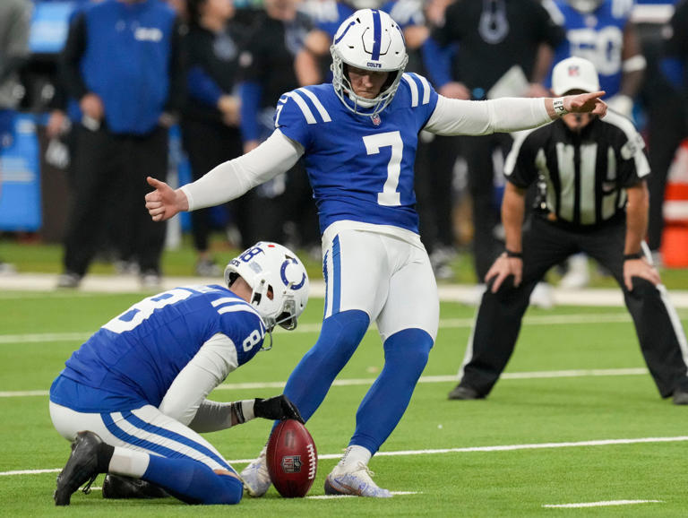 Indianapolis Colts announced they released kicker Matt Gay