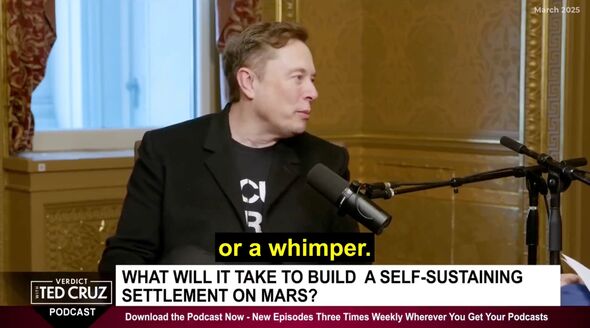 Elon Musk makes wild prediction for self-sustaining city on Mars in ...