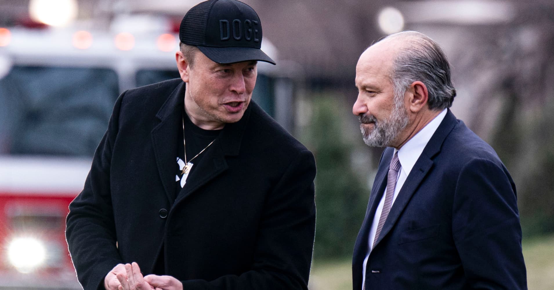 'Buy Tesla,' Commerce chief Lutnick urges as Musk leads DOGE for Trump ...