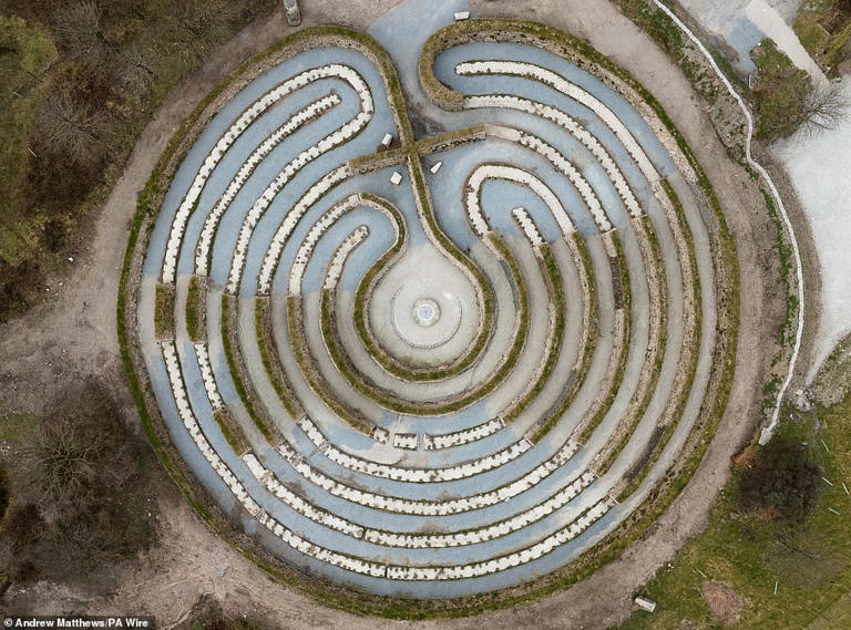 World's biggest living labyrinth opens in Cornwall