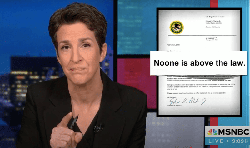 'I think about this every day': MSNBC's Rachel Maddow warns of ‘scary ...