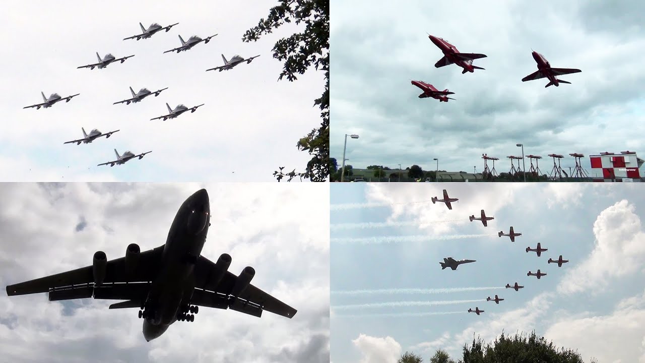 Awesome Low Flybys Over The Tree Tops!