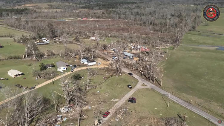 MEMA severe weather assessment damage: 18 tornadoes touched down