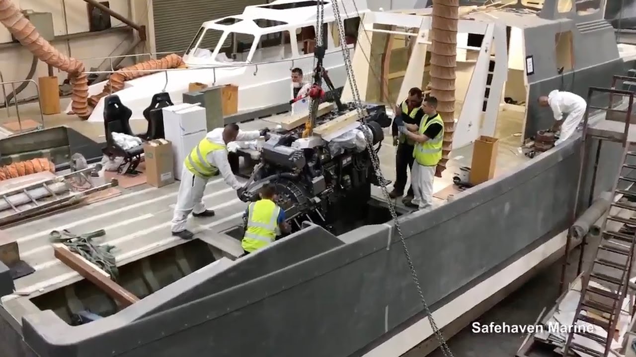 Royal Navy’s HMS Magpie Construction Phase in Ireland