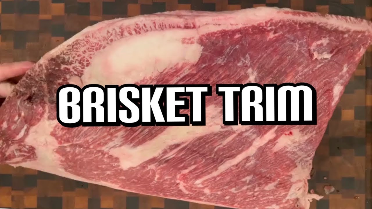Brisket Trim Lesson!