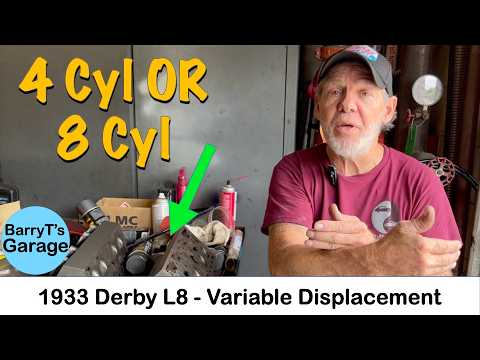 1933 VARIABLE Displacement Engine? - The Derby L8 - BarryT with Andy at ...