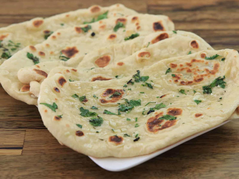 Perfect Fluffy Garlic Naan