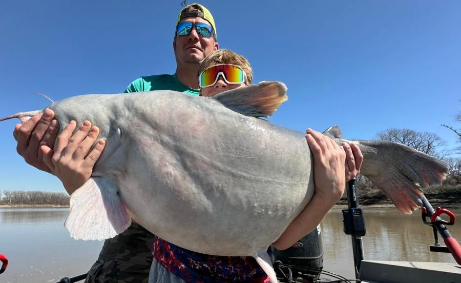 Epic birthday catch: Boy snags massive 78-pound catfish from Missouri River