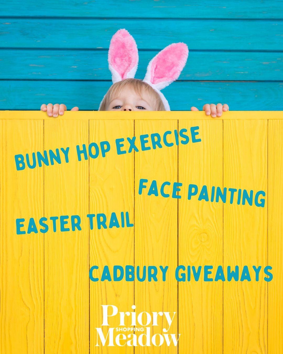 Cracking line up of free family fun this Easter at Priory Meadow