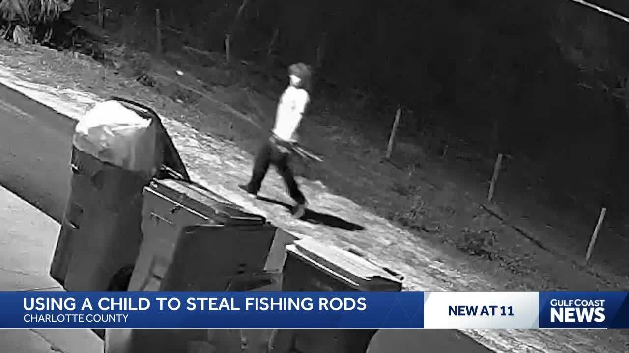 Man accused of using child to steal thousands in fishing rods in Florida