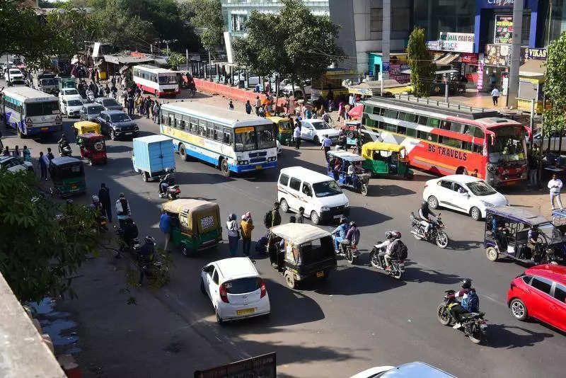 No more bus stand at Narayan Singh Circle