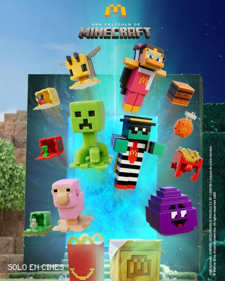 Minecraft llega a McDonald's: Juguetes y precios