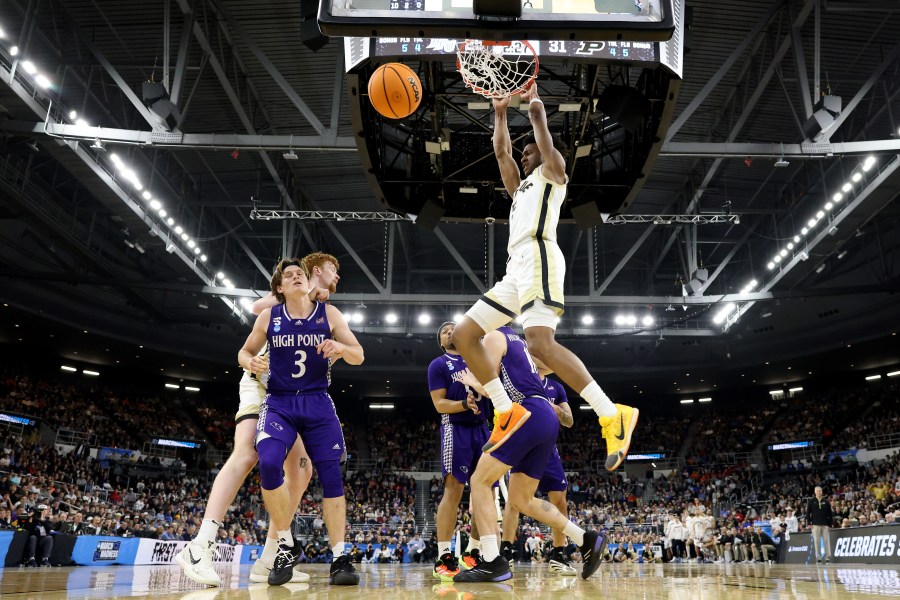 Purdue beats High Point 75-63 in NCAA first round