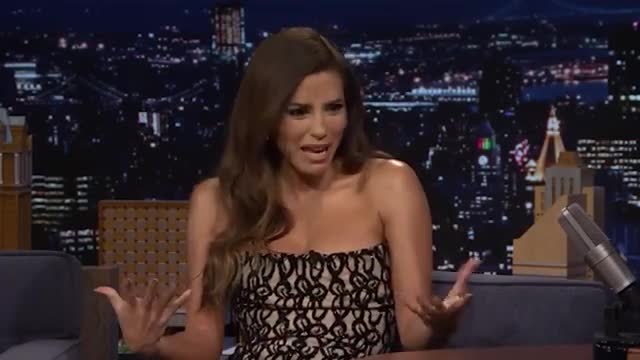 Eva Longoria reveals surprising A-list cousin to Jimmy Fallon