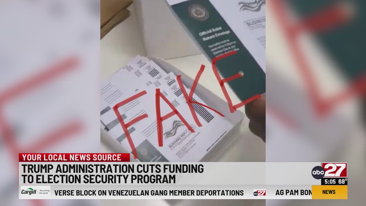 Trump Administration cuts funding to election security program