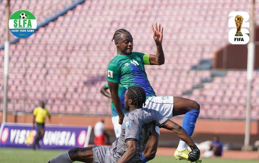 FIFA WCQ: Sierra Leone Beat Guinea-Bissau Move To Second In Group A