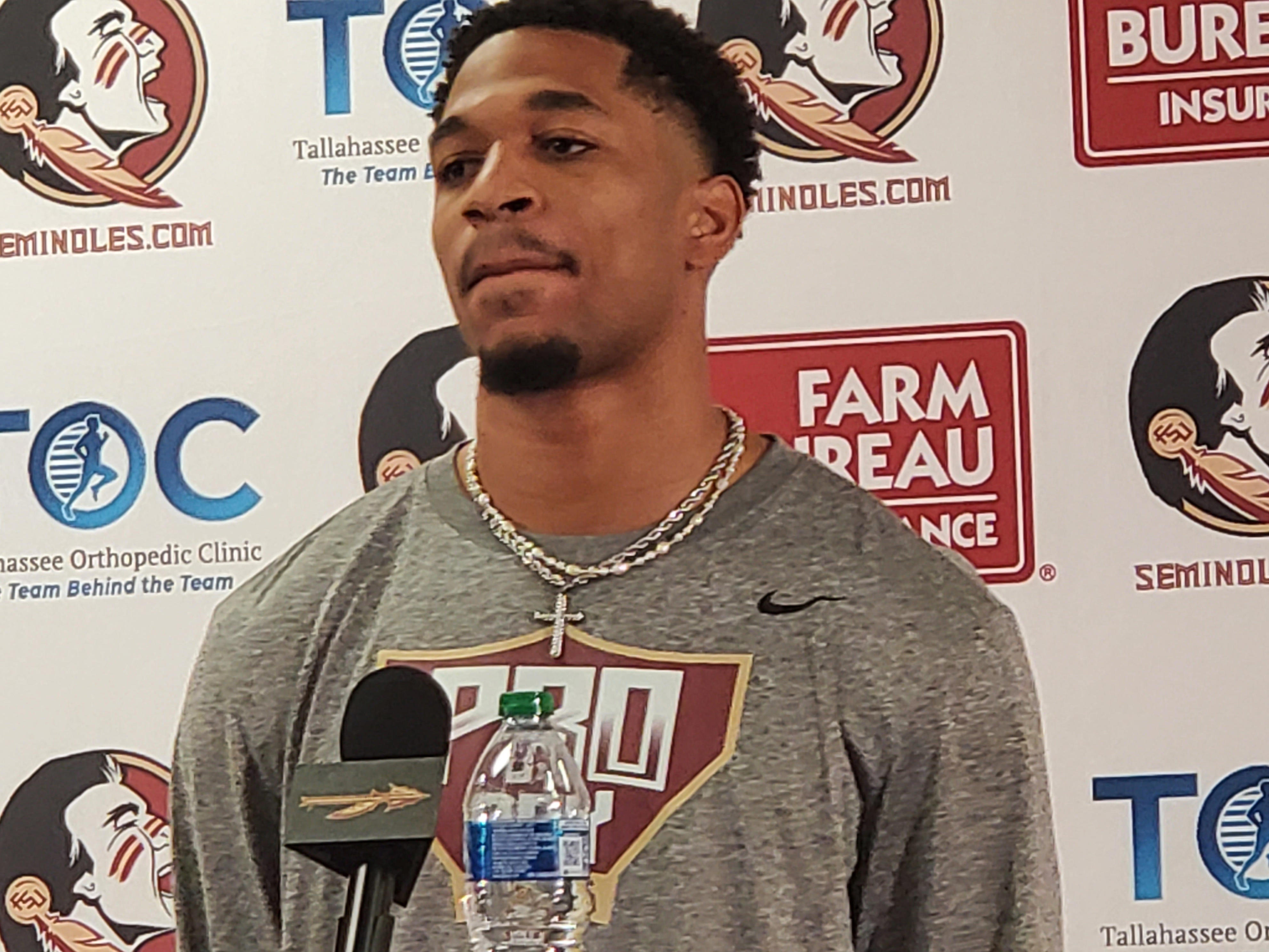 What Azareye'h Thomas said at FSU's Pro Day interview