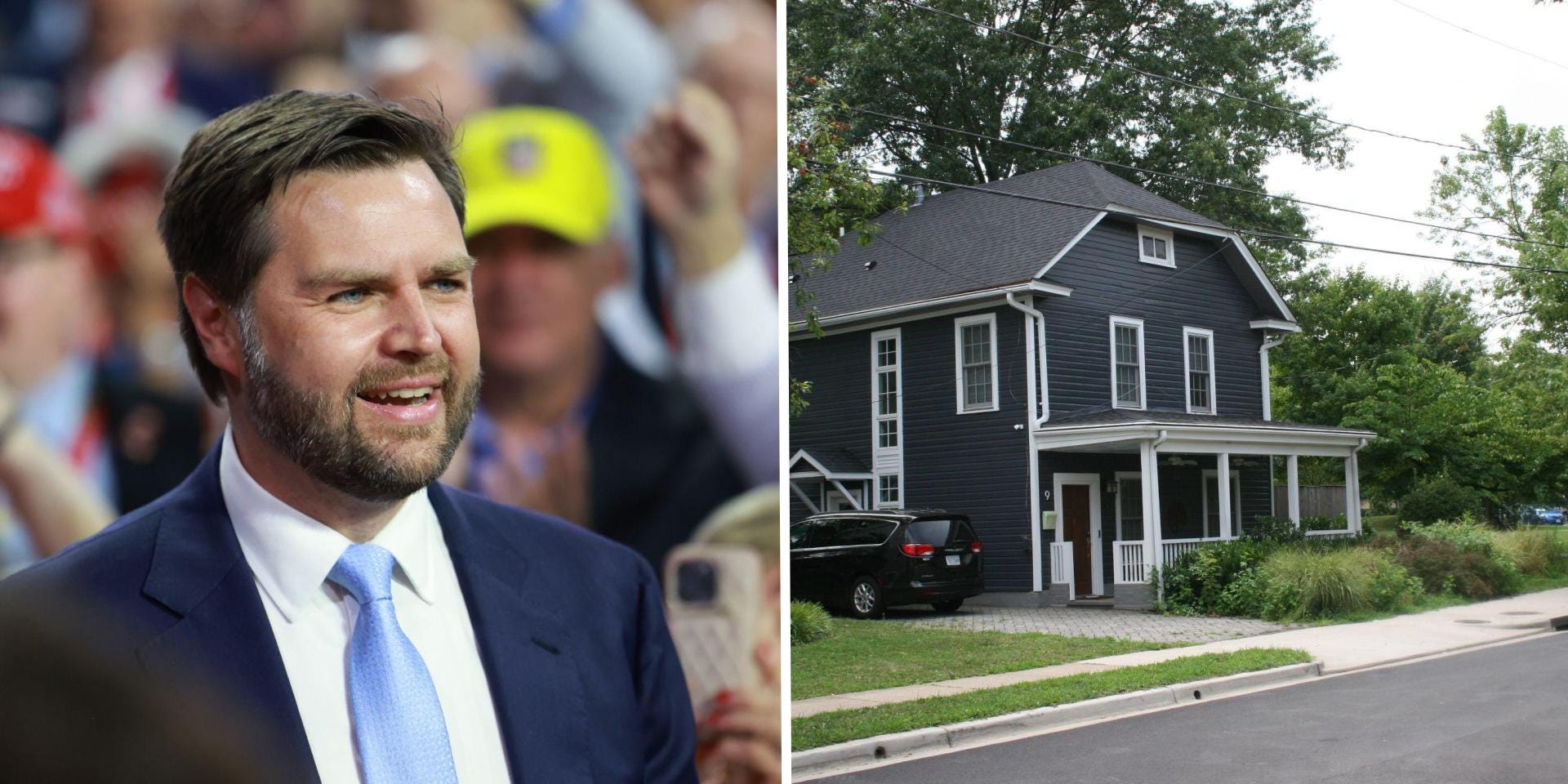 JD Vance sold his house in the DC suburbs for $228,000 more than he paid