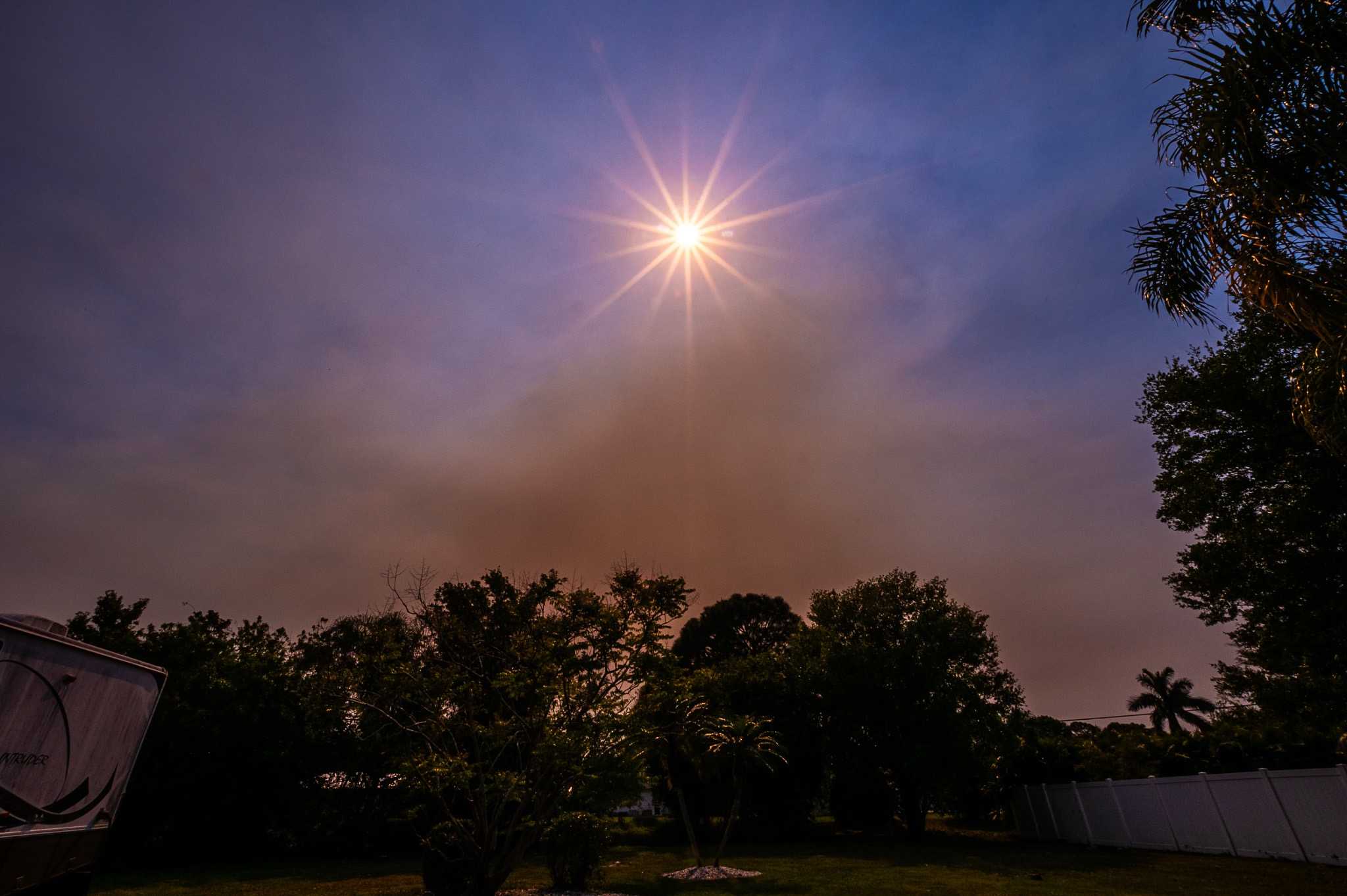 Ash, smoke from a controlled burn impacting air quality on Treasure Coast