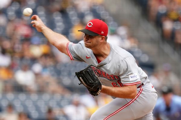 Carson Spiers named Reds 5th starter with Andrew Abbott headed to IL