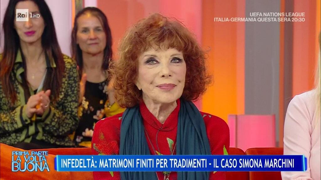 Infedeltà: il caso Simona Marchini - La Volta Buona 20/03/2025