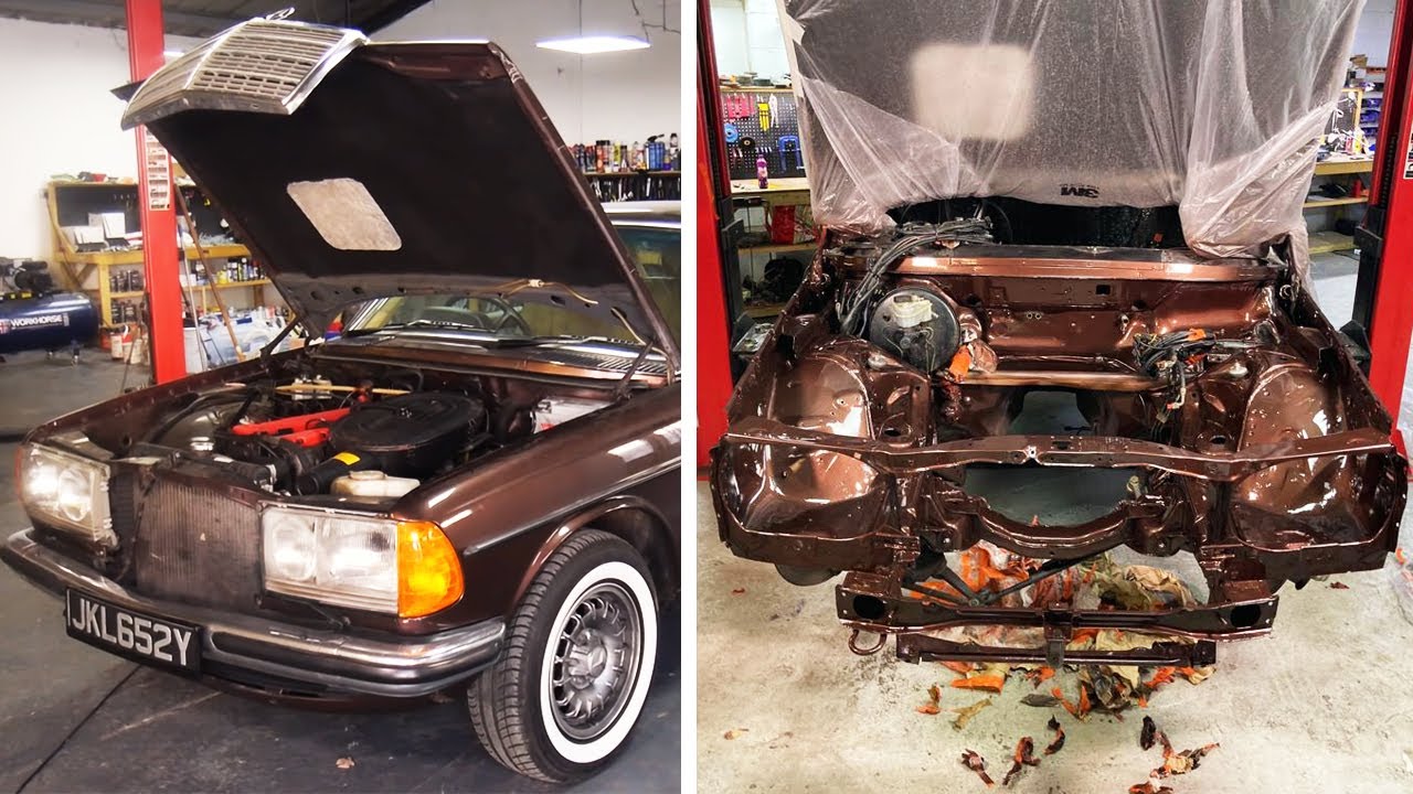 Bodywork & Engine Bay Respray - 1983 Mercedes w123 Restoration