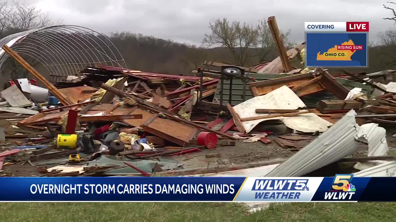 Strong storms leave behind damage in parts of Tri-State