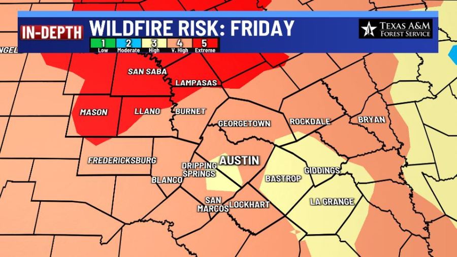 Calm Thursday; Fire Risk returns Friday