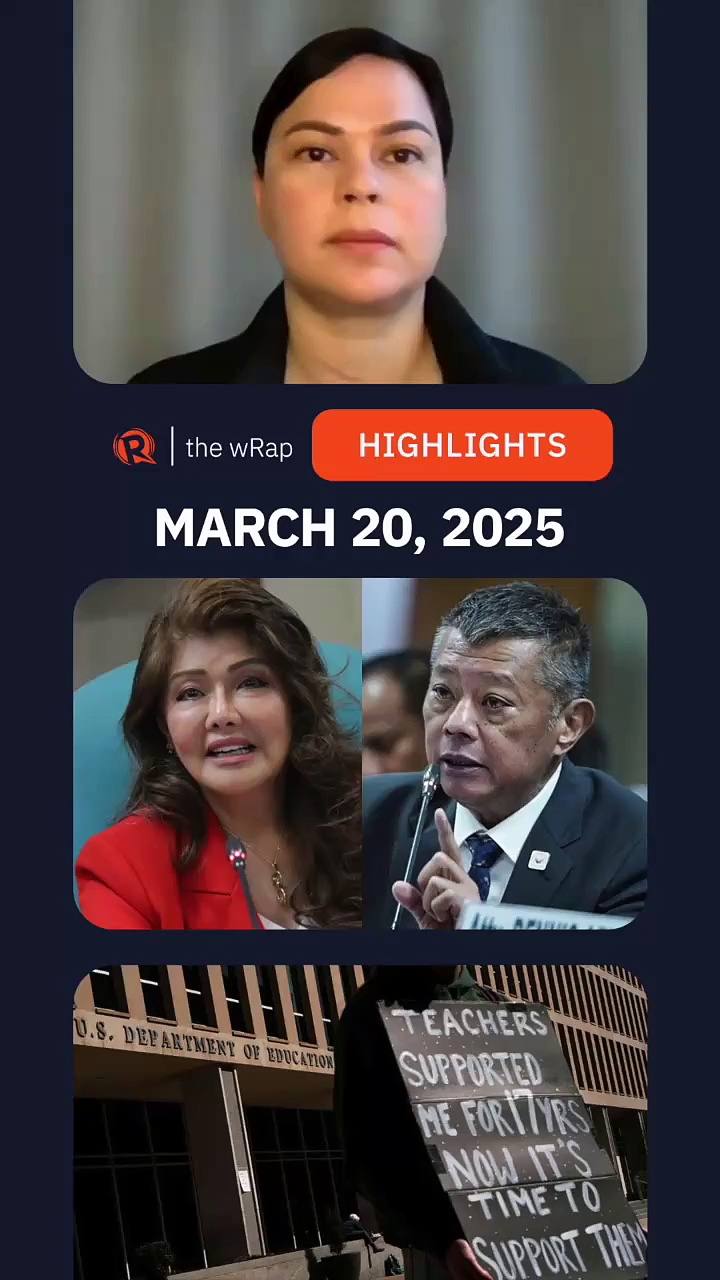 Today's headlines: Sara Duterte, Imee & Boying, Donald Trump | The wRap ...